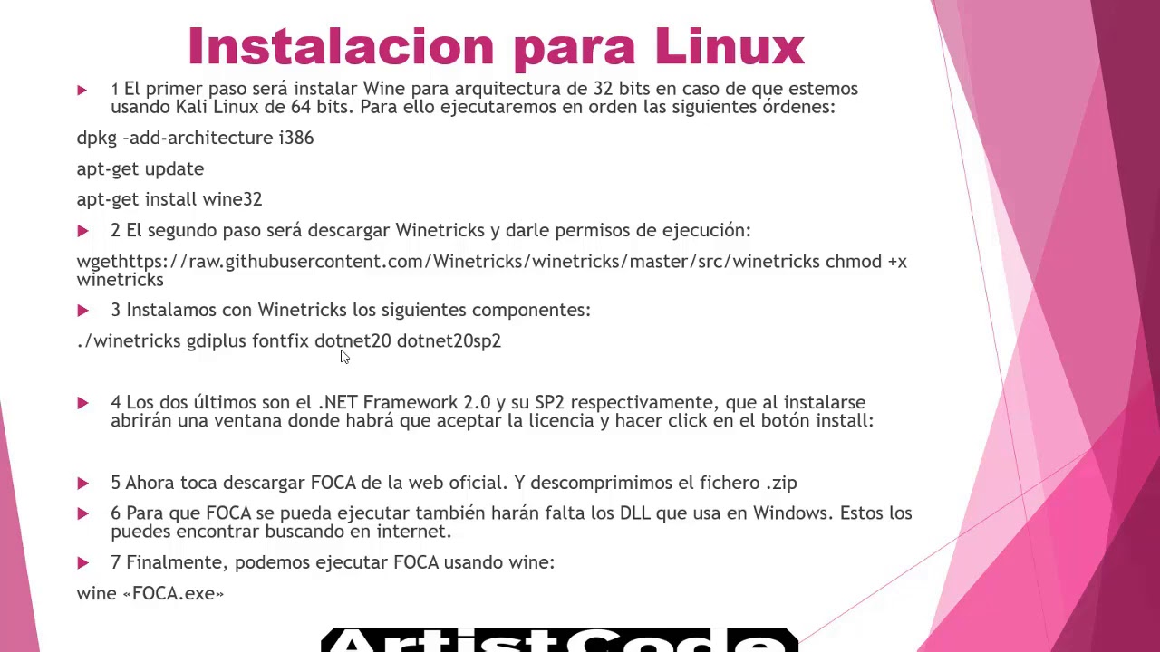 Instalación de foca en Linux a través de comandos - YouTube