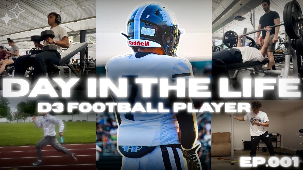 *D3 FOOTBALL PLAYER* Day In The Life | Plyos, Lifting, Speed Work | The ...