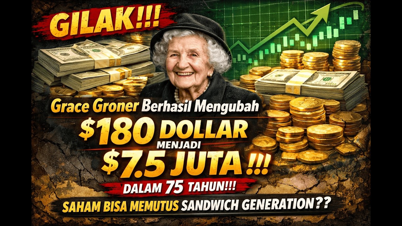 Gilak!! Grace Groner Mengubah $180 Dollar Menjadi $7.5 Juta! Saham Bisa ...