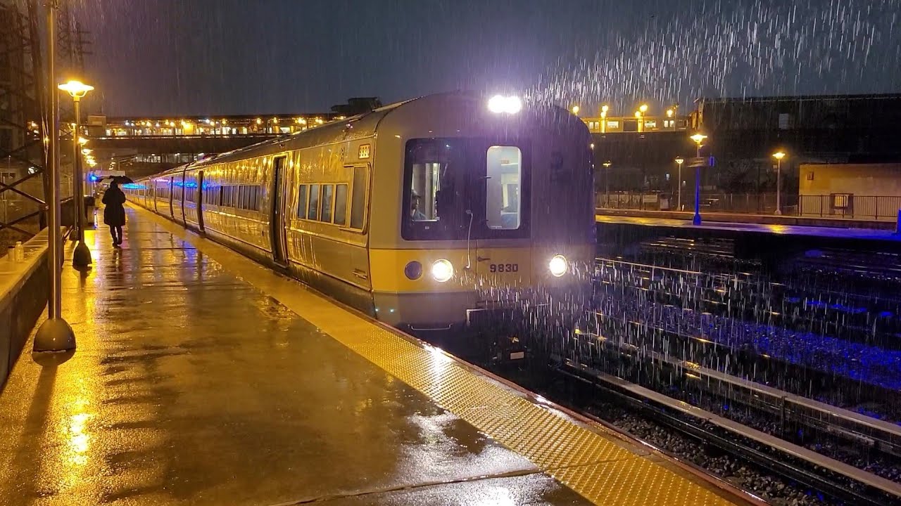 LIRR: Long Beach Bound Train Of M3’s Leaving Woodside - YouTube