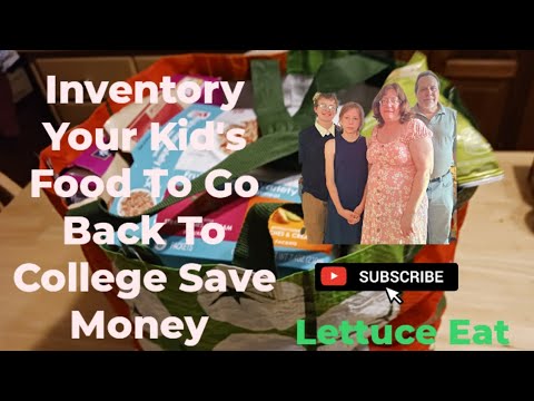 Food Inventory For Your College Student Saves Money #school #food # ...