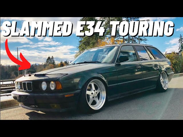 Lowered Bmw E34 Wagon E34 Stanced On M Par