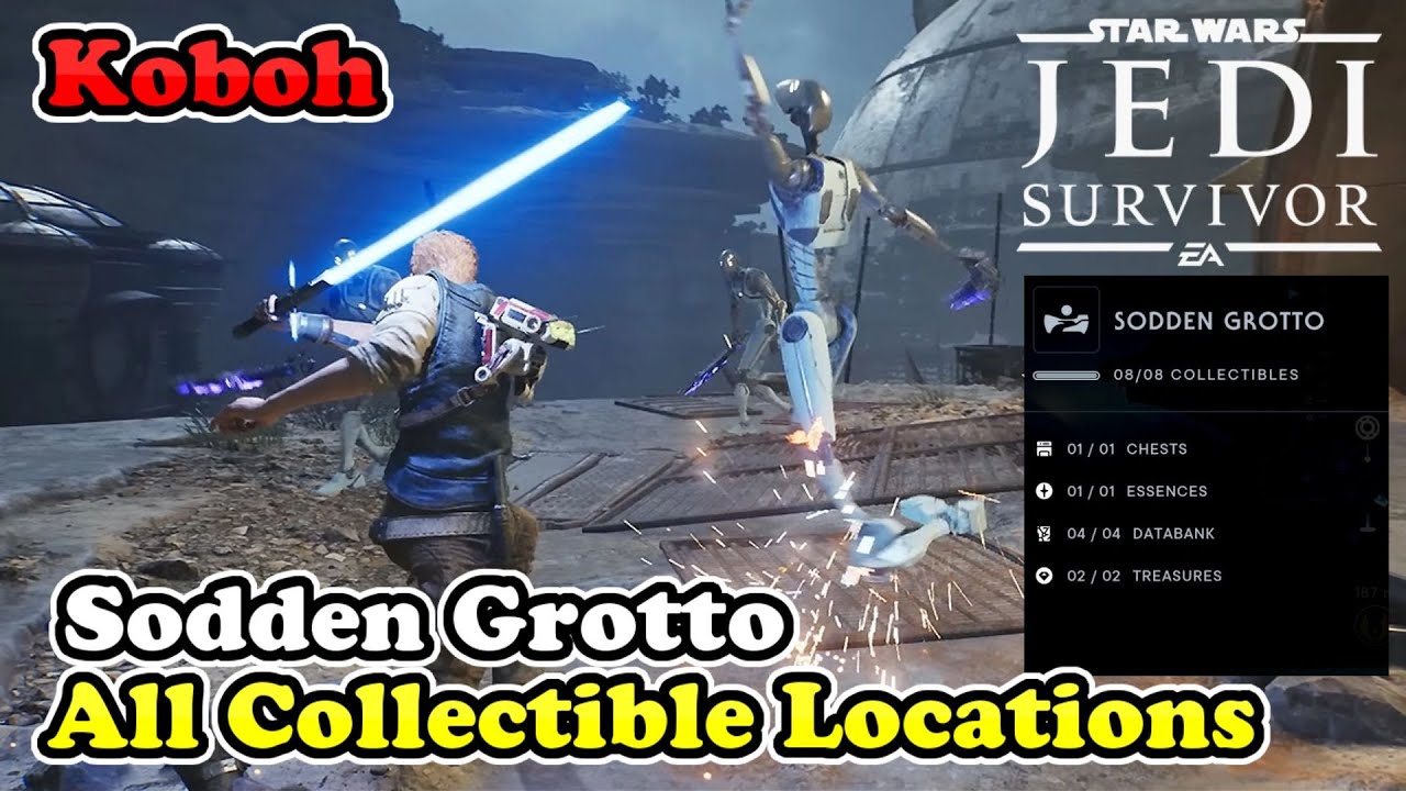 Sodden Grotto All Collectible Locations Star Wars Jedi Survivor (Koboh ...
