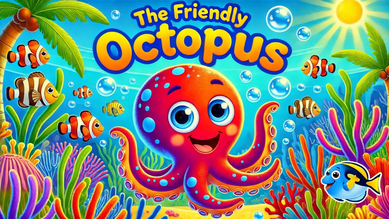 The Friendly Octopus | Fun Kids Song & Dance | Underwater Adventure for ...