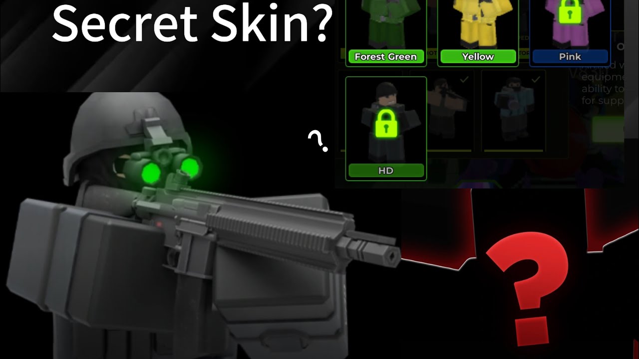 TDX | Secret unobtainable skin found? - YouTube