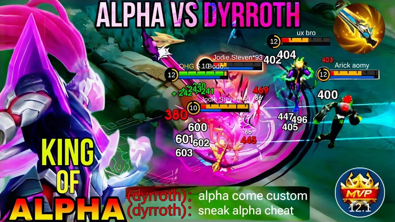 NEW TUTORIAL ALPHA 1 HIT BUILD 2024 MAX DAMAGE ! ALPHA VS DYRROTH - YouTube