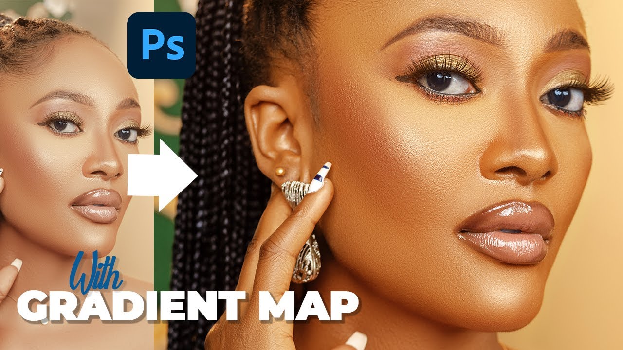 Get Amazing Skin tone With Gradient map | Enrich | Enhance | Color ...