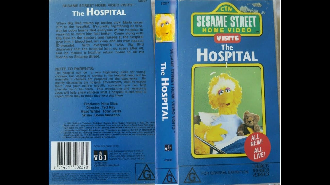 Sesame Street Home Video Vhs