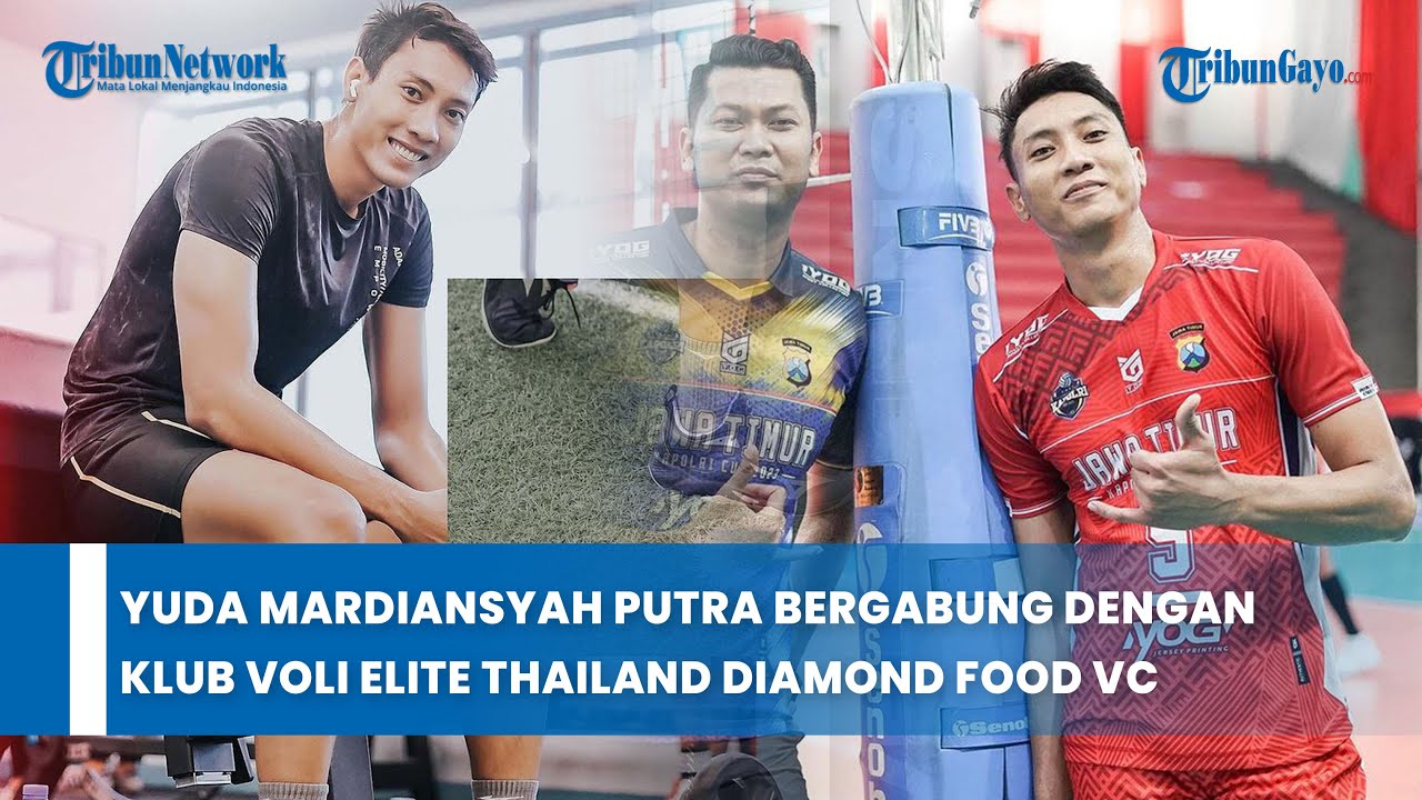 Yuda Mardiansyah Putra Bergabung dengan Klub Voli Elite Thailand Diamond Food VC - YouTube