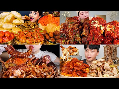 BEST *SATISFYING BIG BITES* MUKBANG ASMR COMPILATION pt.57
