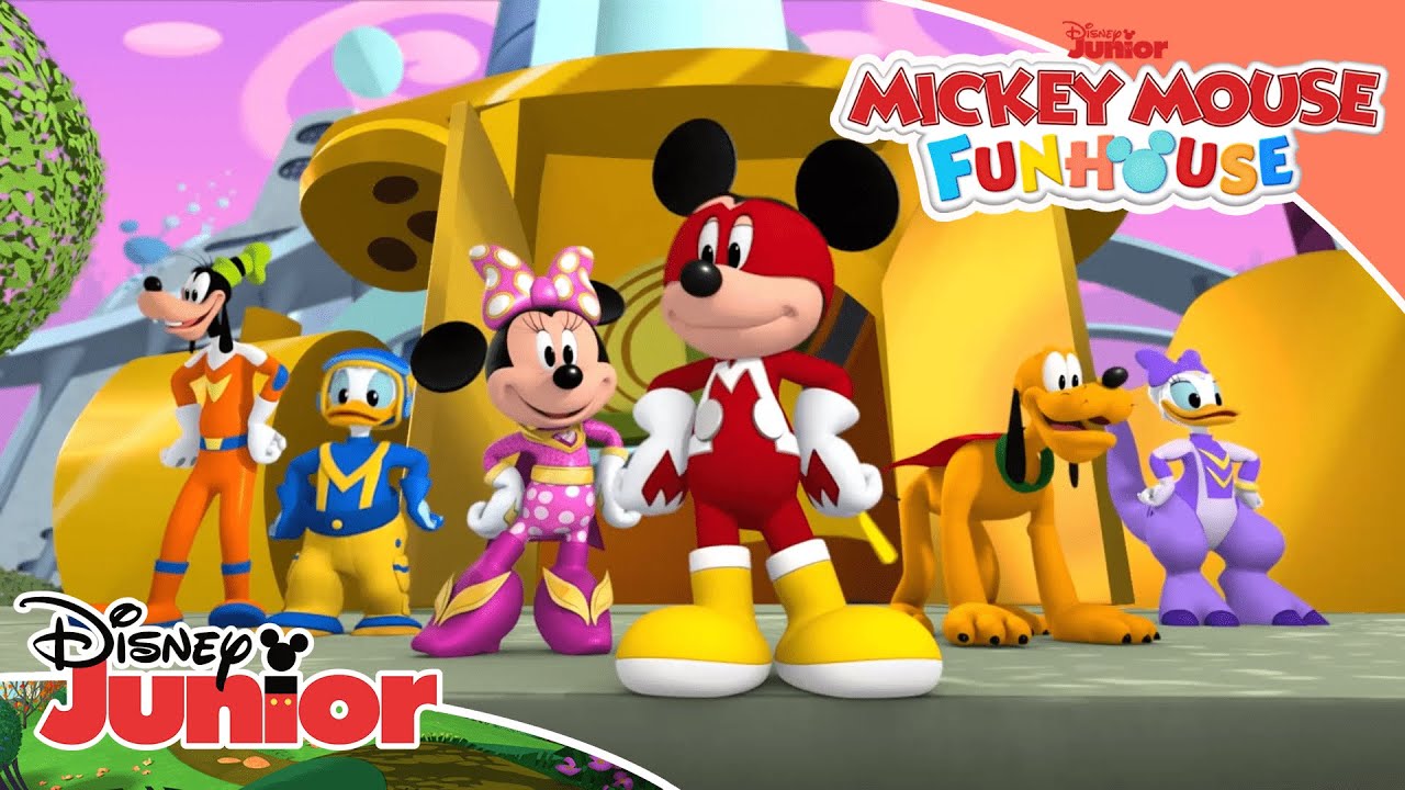 Heroes Clean Up 🧹 | Mickey Mouse Funhouse 🥳 | Disney Junior MENA - YouTube