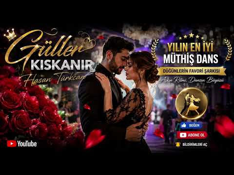 Güller Kıskanır 🌹 | Hasan Türkcan | Yılın En İyi Slow Dans Aşk Şarkısı ❤️ Düğün Dans Müziği 2026