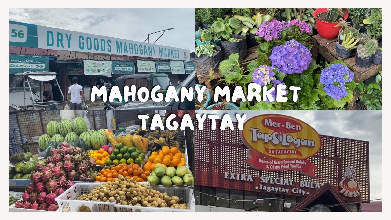 Mahogany Market Tagaytay, MerBen’s, Taal View 🤩🤩 - YouTube