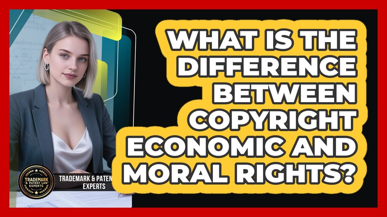 What Is The Difference Between Copyright Economic And Moral Rights ...