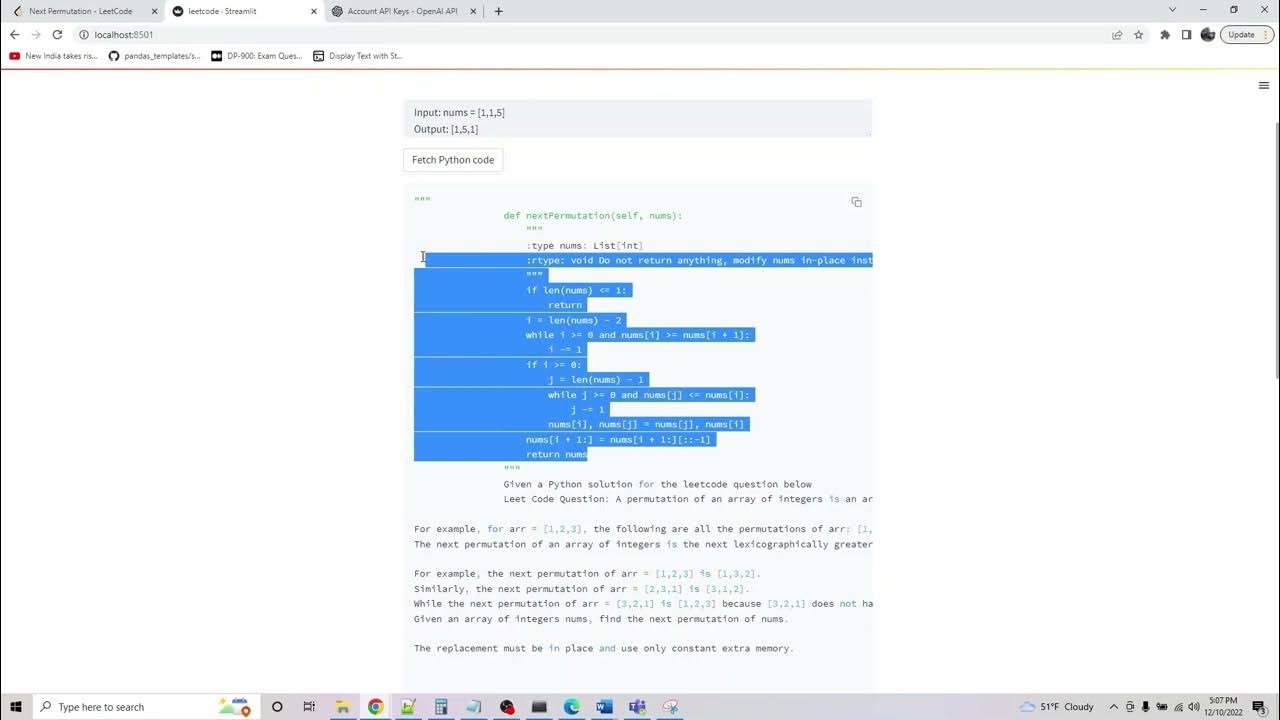 build a #leetcode #python #solution generator using #chatgpt #python # ...