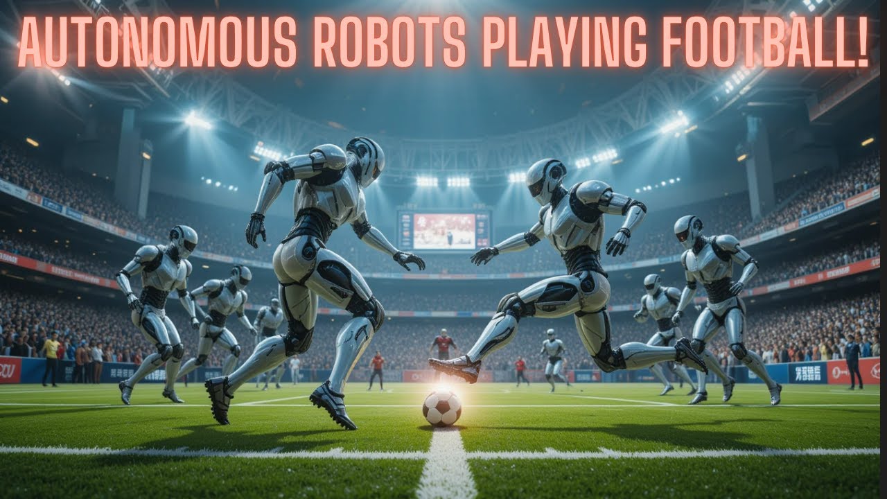 The First Autonomous Robot Football Match Happened in China! - YouTube