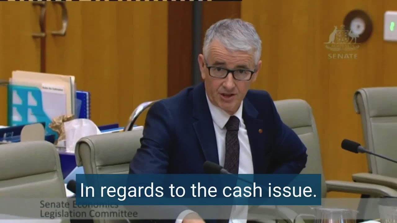Keeping cash alive is in the hands of Albanese & the RBA - Senate 5.6. ...
