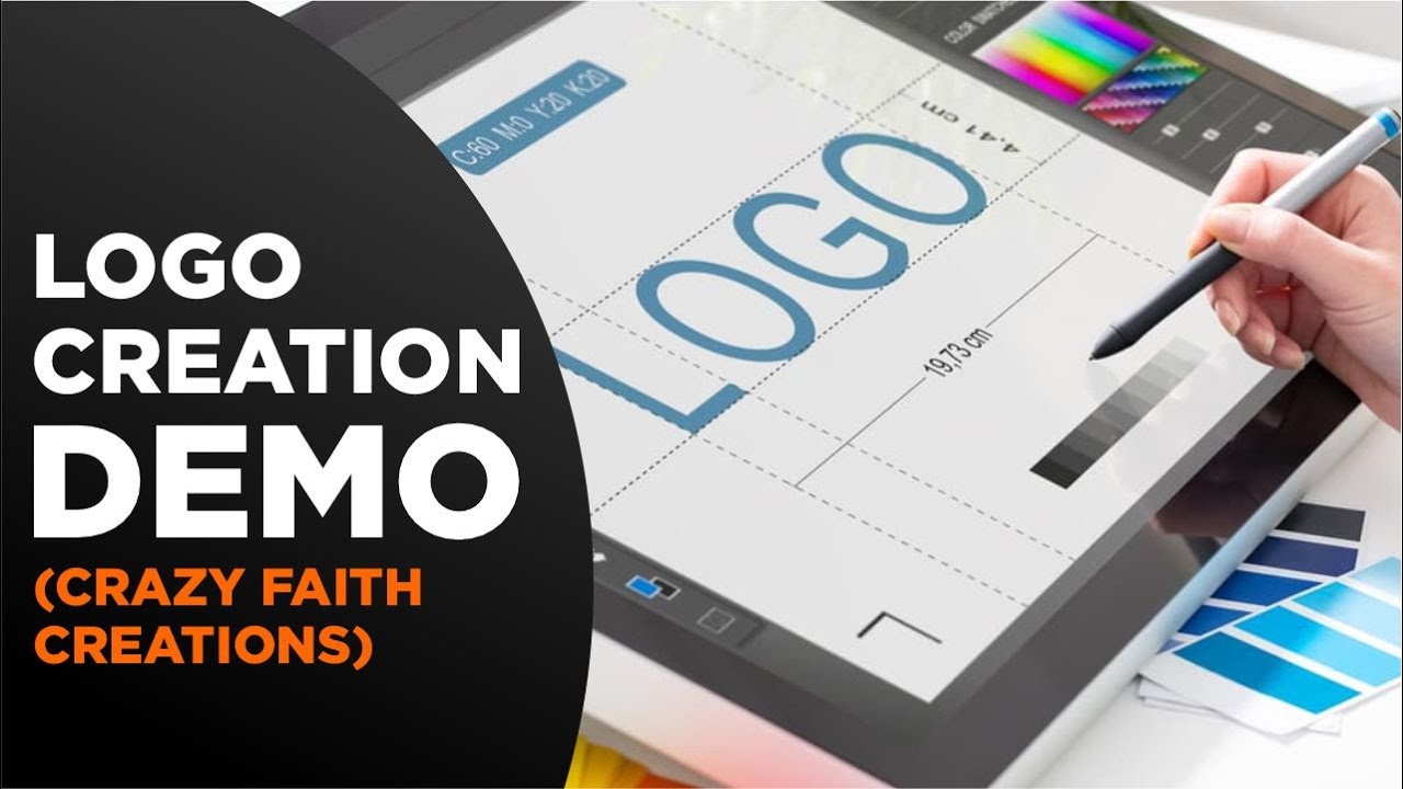 Logo Creation Demo: "Crazy Faith Creations" Business Design Walkthrough ...