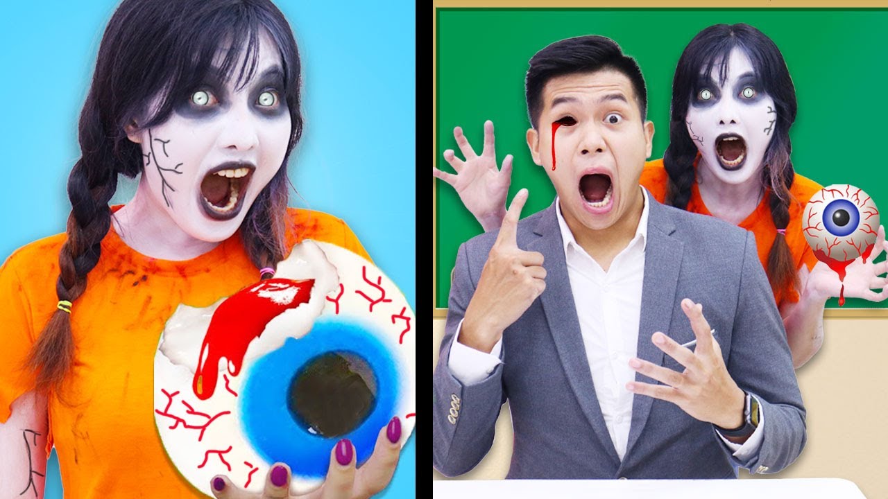 6 EASY WAYS TO SNEAK CANDY INTO THE CLASS | FUNNY SNEAKING SNACKS HACKS ...