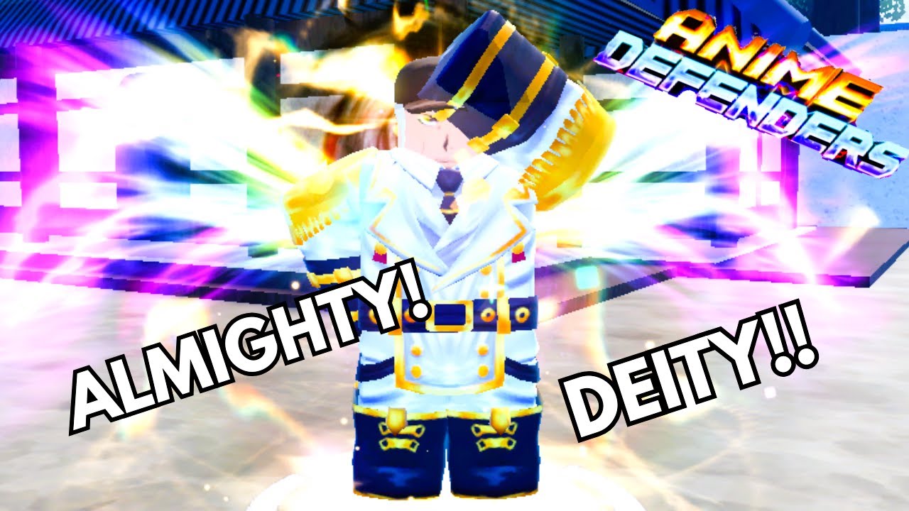 ALMIGHTY SAGE (DEITY) MAX LEVEL SHOWCASE ANIME DEFENDERS - YouTube
