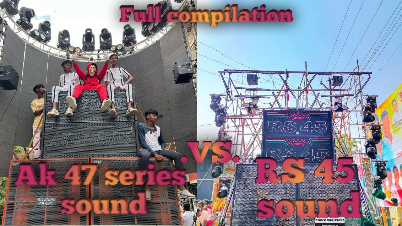 👑AK 47 series💪 🆚 😝RS 45 sound😭 (part 2) Jambmuni maharaj jayanti 2k23 ...