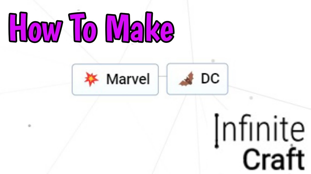 How To Make Marvel & DC In Infinite Craft (2024) - YouTube