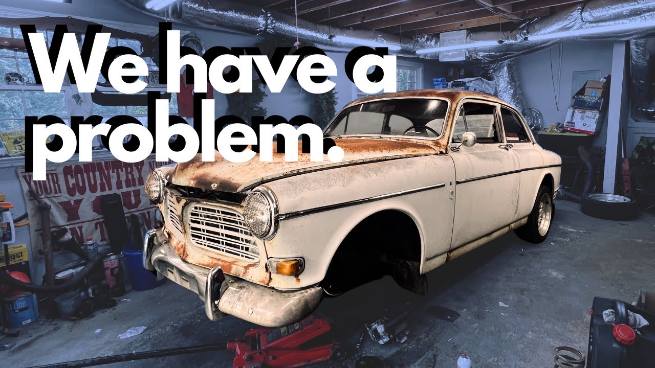 MAJOR setback with 67 Volvo 122s Air Suspension!! - YouTube
