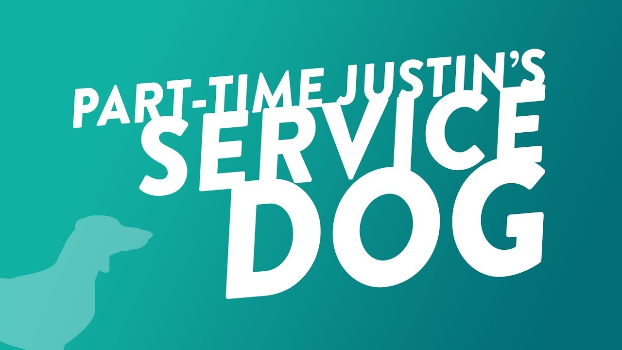Part-Time Justin's Service Dog - YouTube