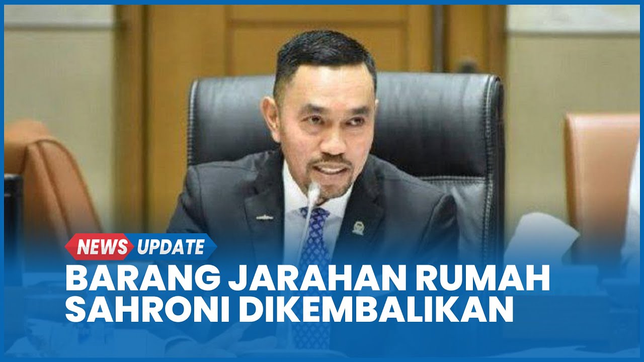 Barang Jarahan dari Rumah Ahmad Sahroni Dikembalikan, Ada Kunci Ferrari ...