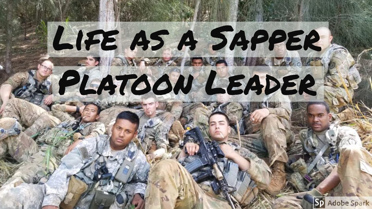 Life as a Sapper Platoon Leader - YouTube