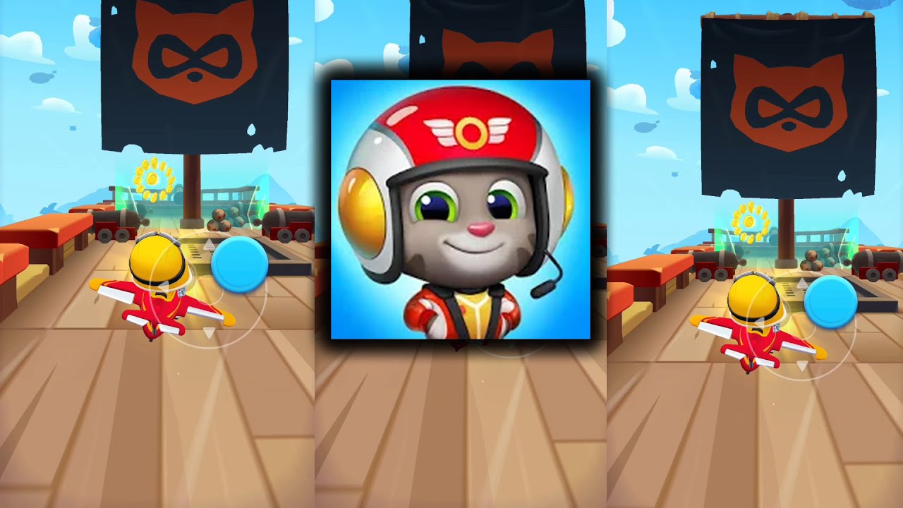 Talking Tom Sky Run Endless Run - YouTube