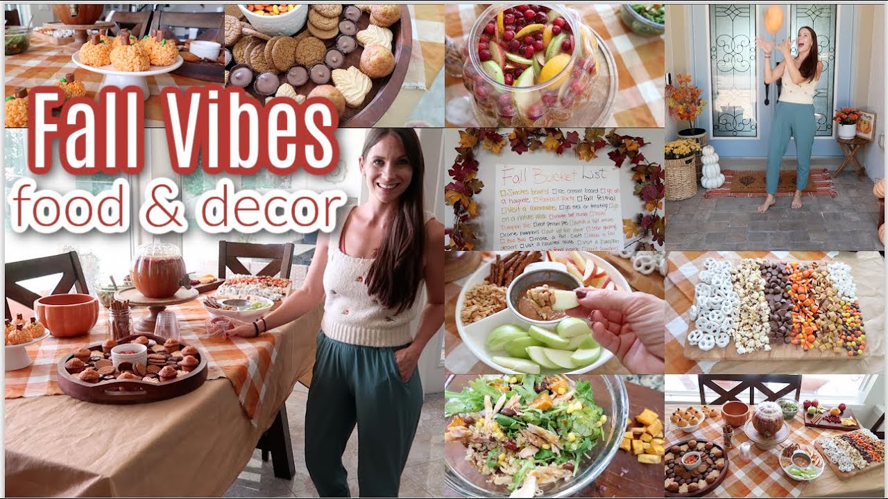 Fall Vibes 2024! 6 New Recipes to Make & Fall Decorate With Me! & Fall ...