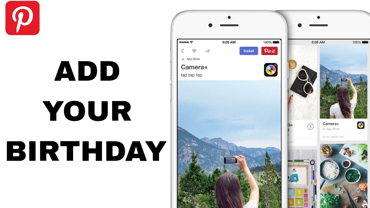 How To Add Your Birthday On Pinterest App | Step By Step - YouTube