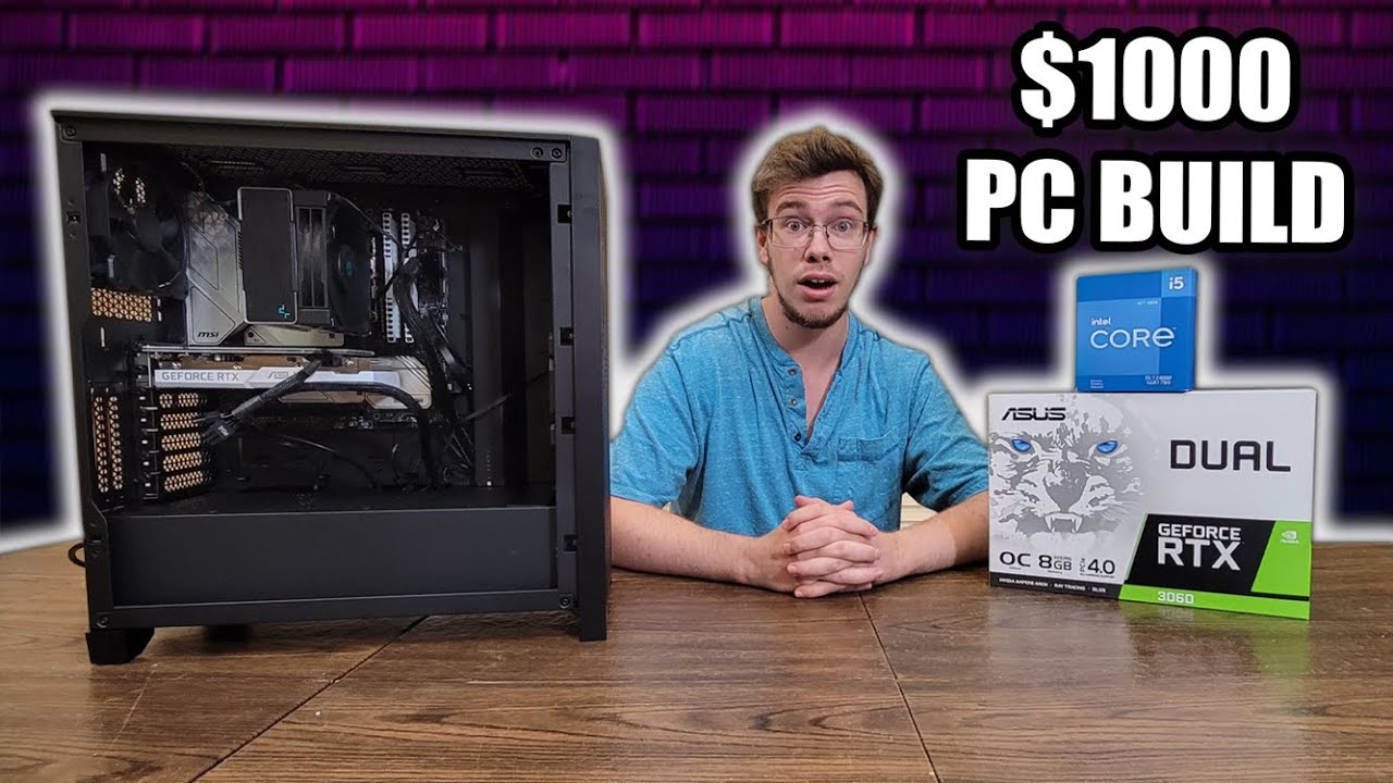 The Best $1000 Gaming PC Build! - RTX 3060 i5 12400F (w/ Benchmarks ...