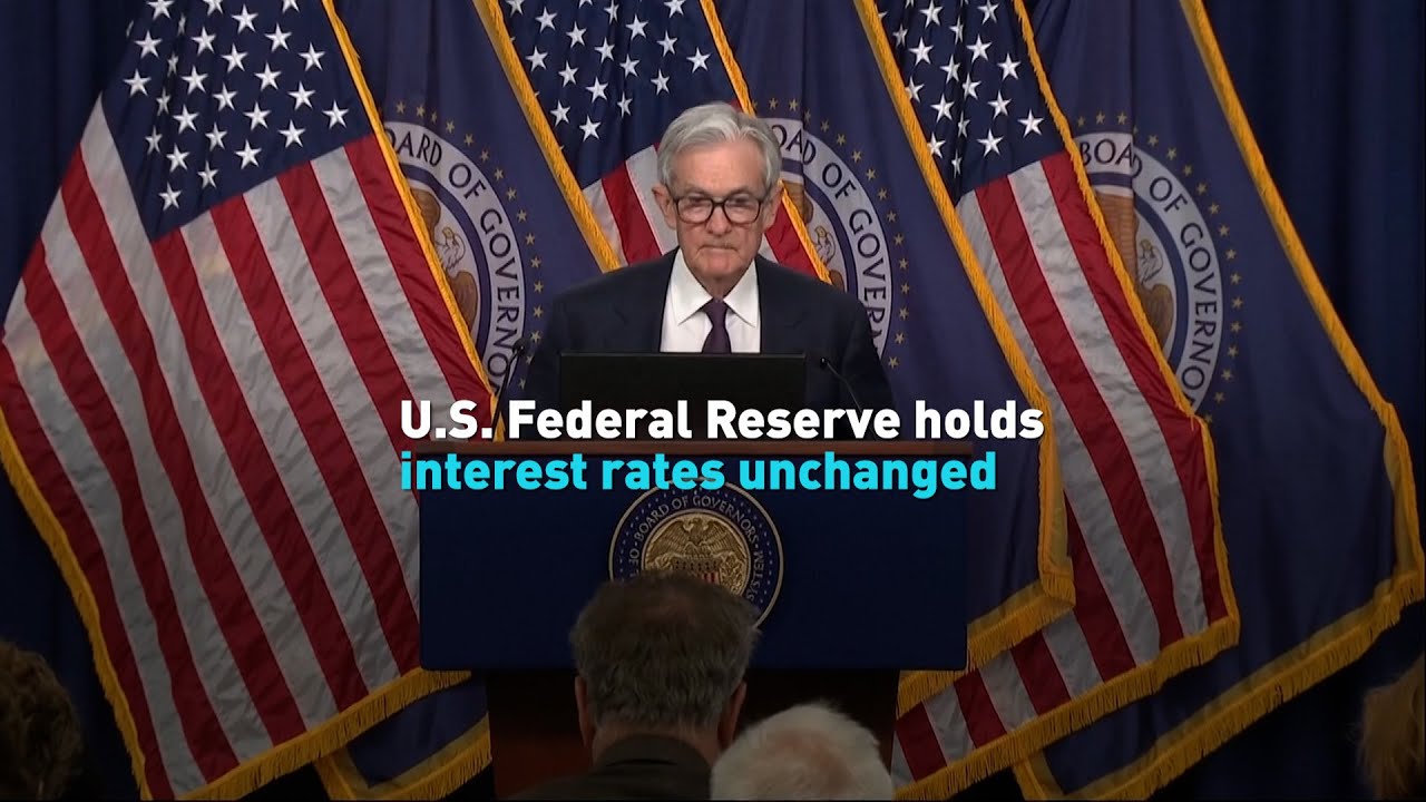 U.S. Federal Reserve holds interest rates unchanged - YouTube