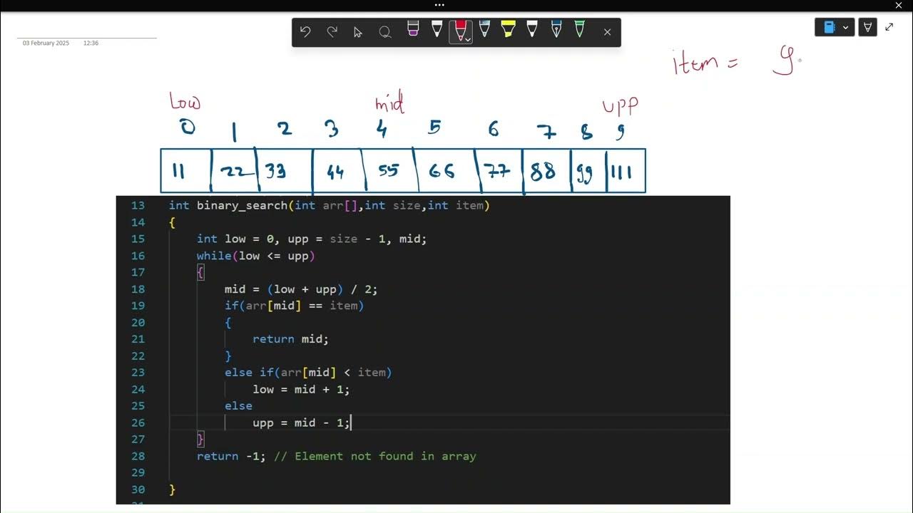 Understanding Binary Search in Design and Analysis of Algorithms (DAA) - YouTube