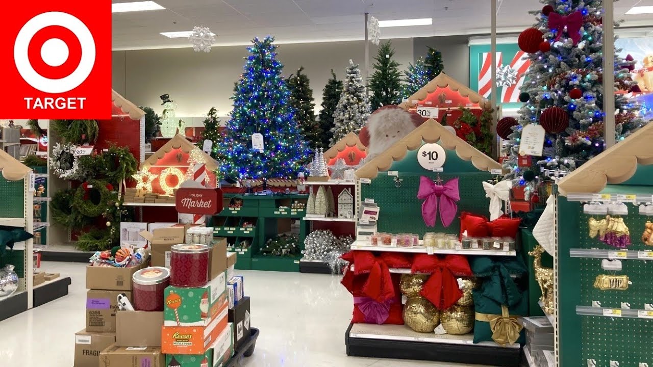 TARGET CHRISTMAS DECORATIONS CHRISTMAS TREES ORNAMENTS SHOP WITH ME ...