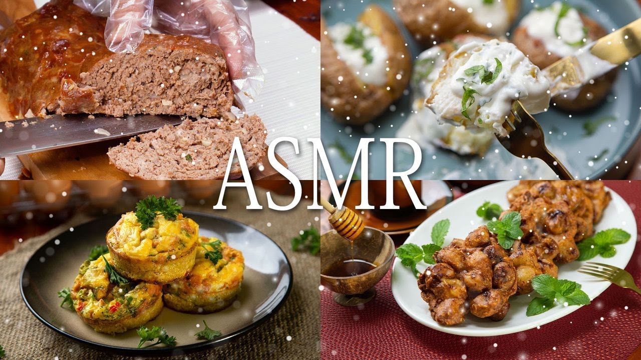 ASMR Almost 10 Hours of Satisfying Live Christmas Cooking | Festive ...