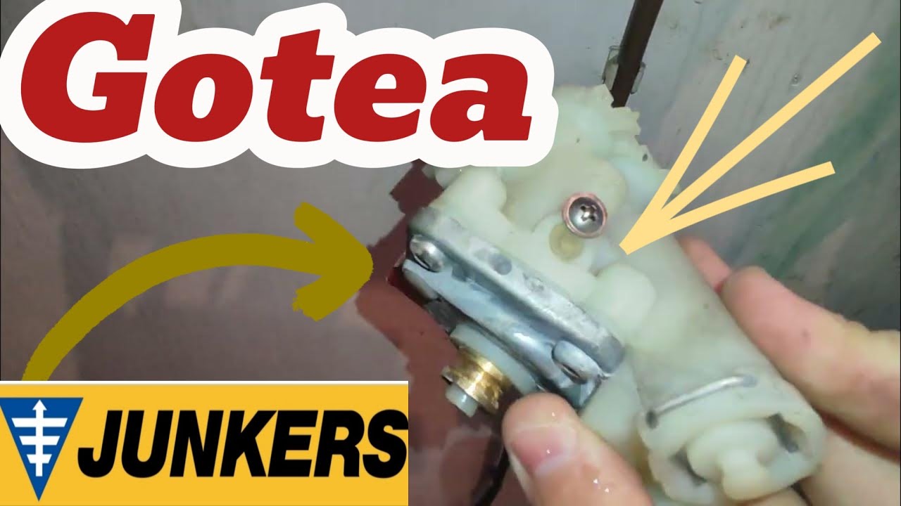 Junkers Gotea y pierde agua - YouTube