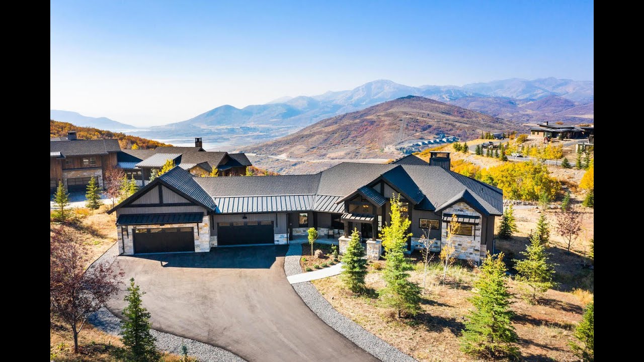 Stunning Deer Vista Home with Deer Valley and Water Views - YouTube