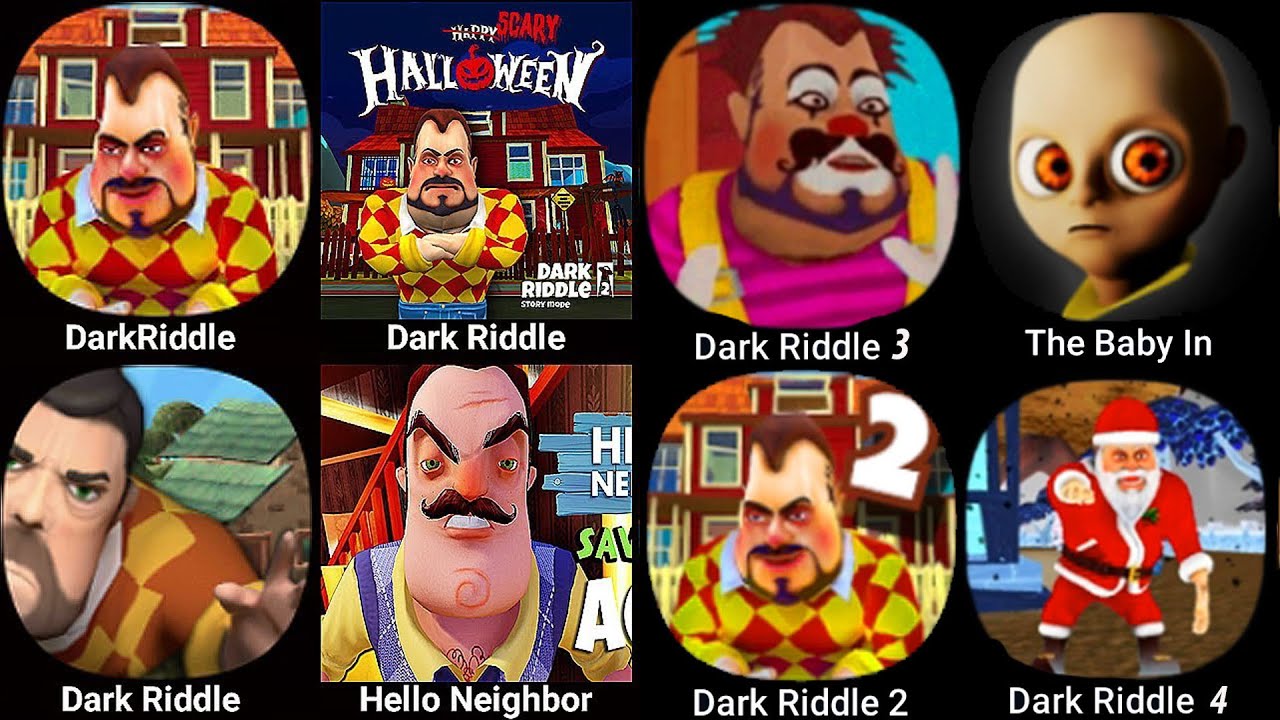 Dark Riddle 4 (Dark Riddle Halloween + Dark Riddle New) Dark Riddle ...