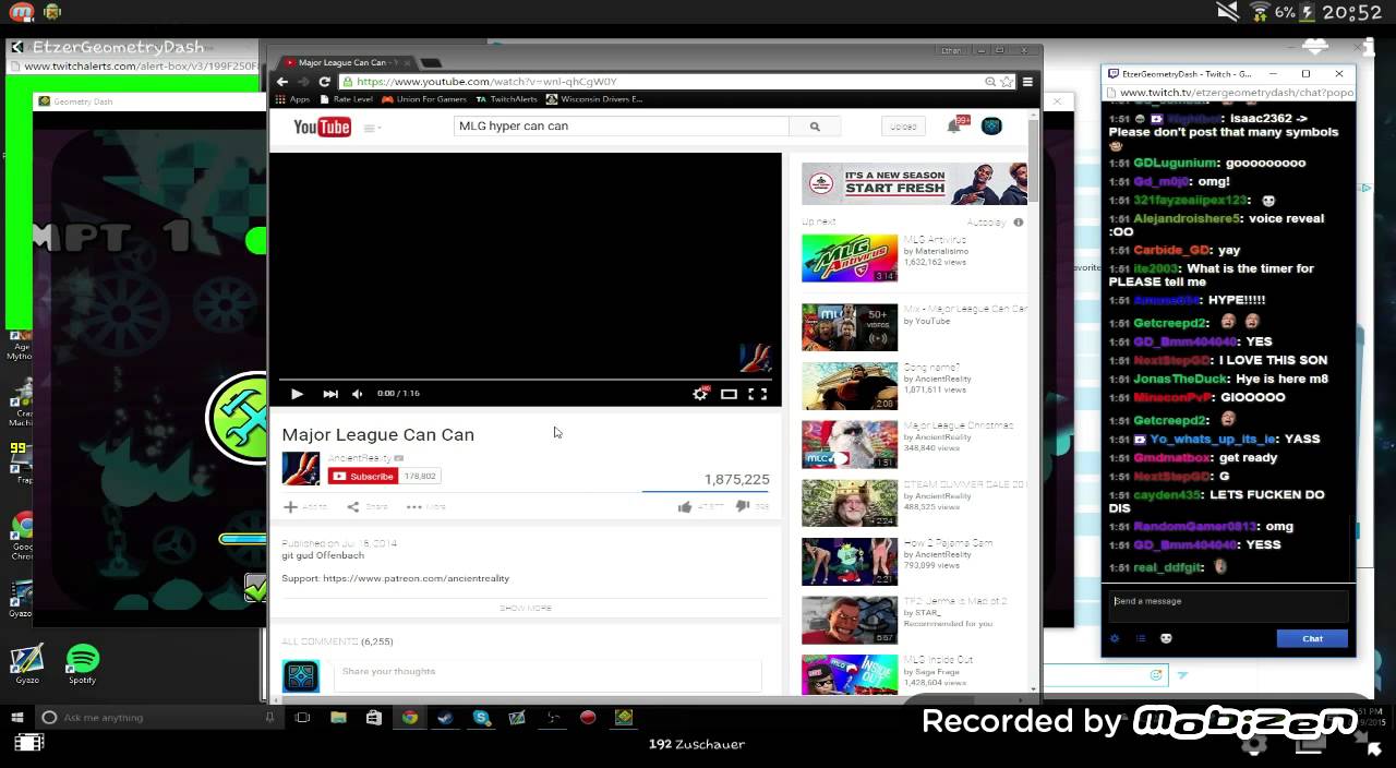 Etzer sings at his streams #1 - YouTube