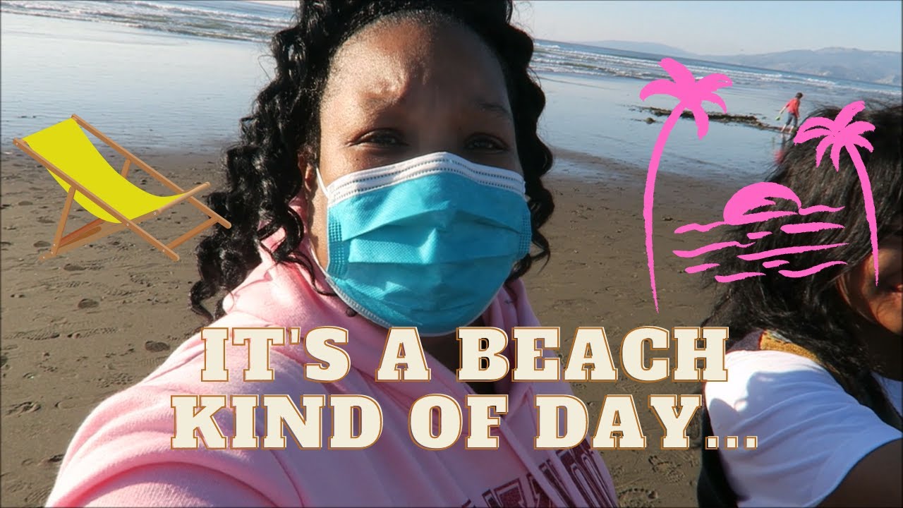 TRIP TO THE BEACH DURING A PANDEMIC | WORKING FROM HOME - YouTube