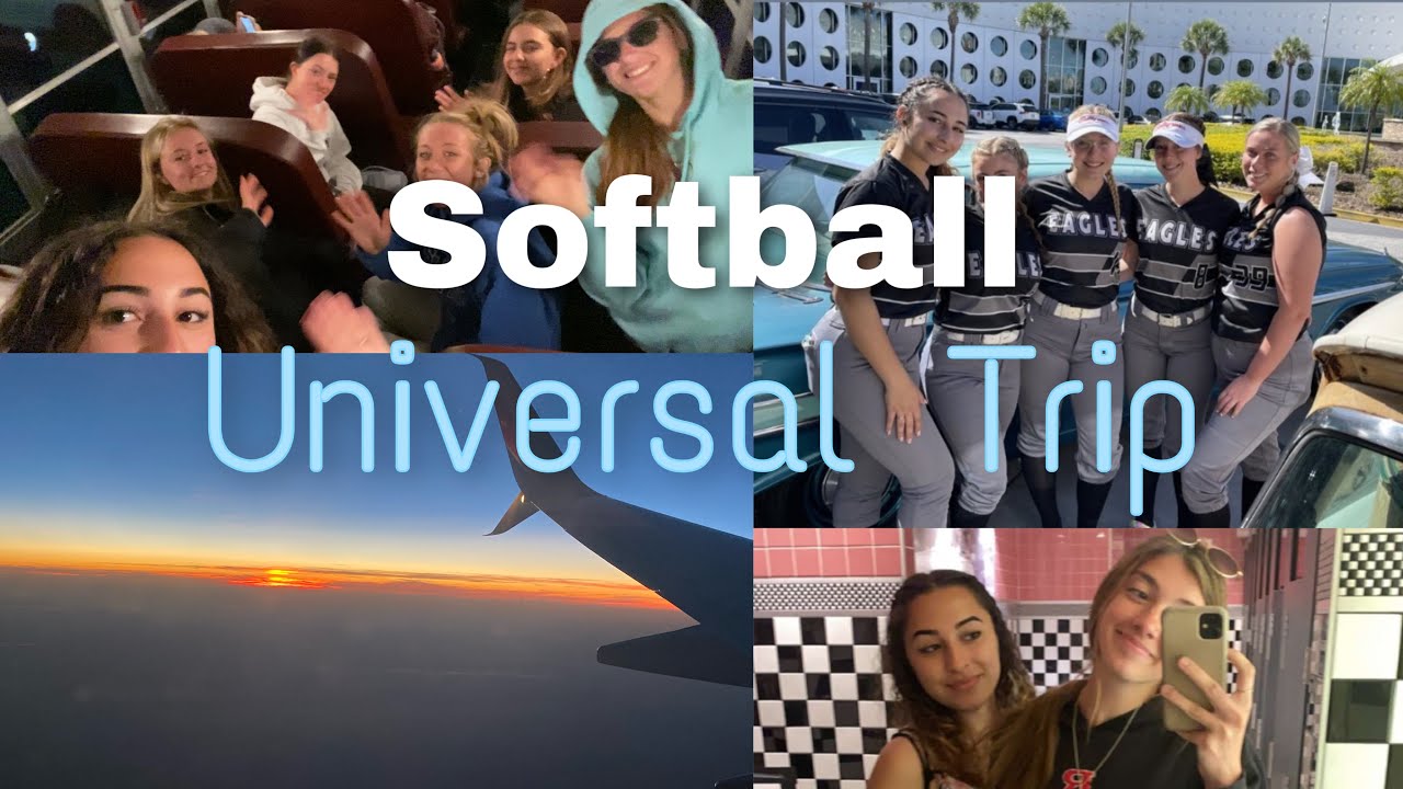 Universal Studios Softball Trip Vlog - YouTube