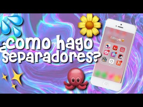 ¿Como hacer Separadores para Instagram? - YouTube