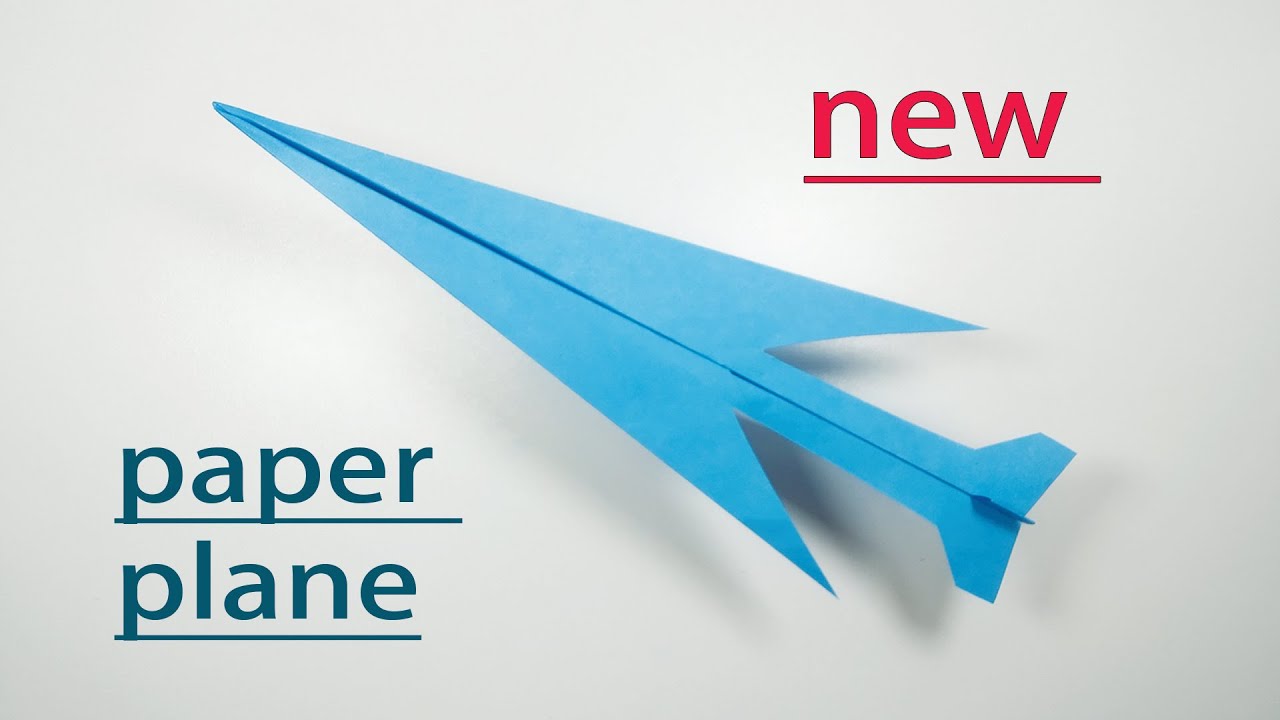 EASY Paper Airplanes that Fly Far | BEST ORIGAMI FIGHTER JET - YouTube