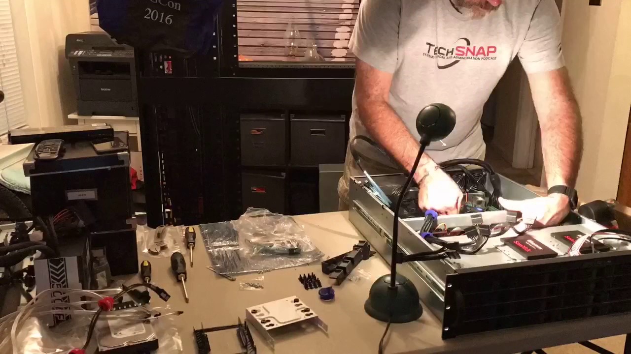 Tower case to rack mount chassis - YouTube