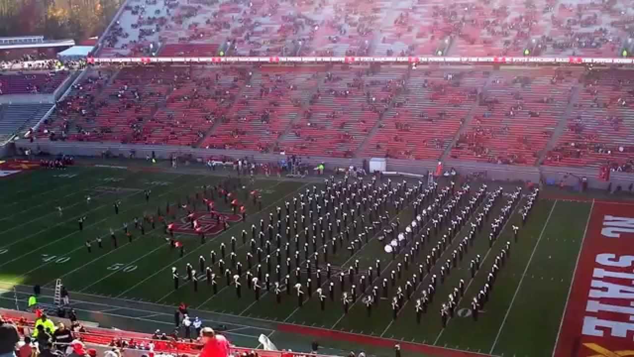 NC State Marching Band Pregame vs Wake Forest 2014 - YouTube