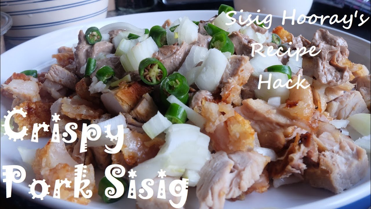 How to Make Sisig Hooray's Crispy Pork Sisig - YouTube