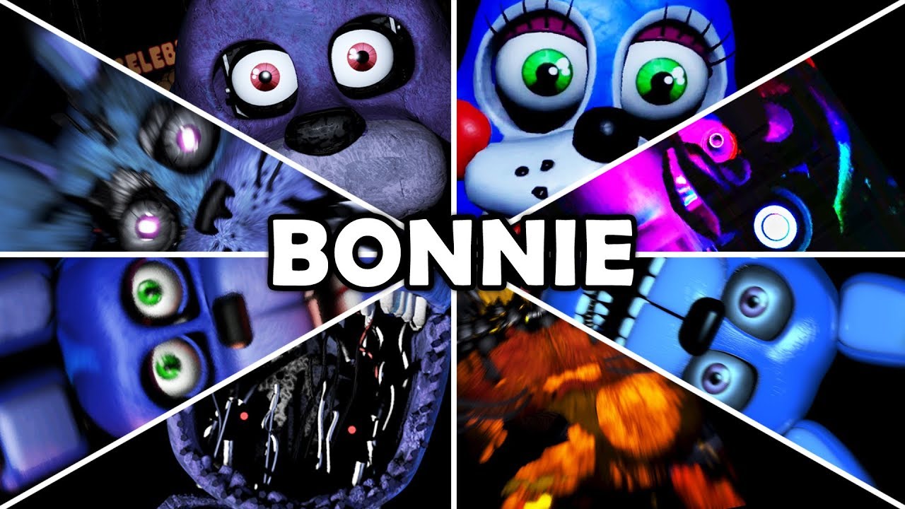 Evolution of Bonnie in FNAF (2014-2019) - YouTube
